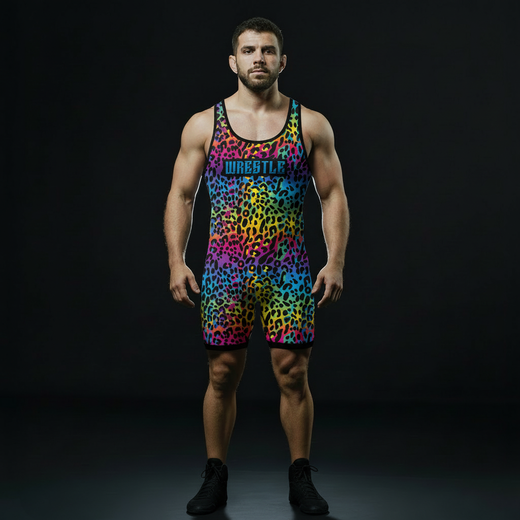 Colorful Savage Wrestling Singlet – BJJ SESH